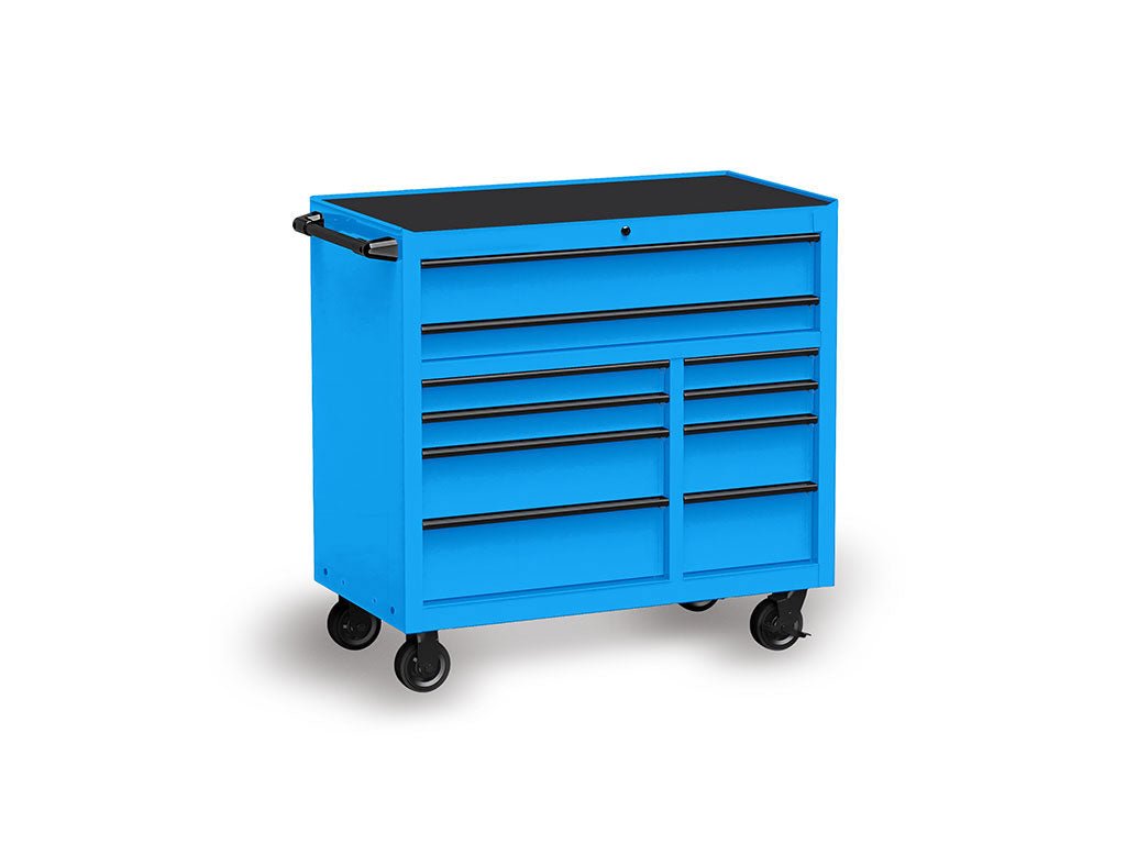 Rwraps™ Gloss Sea Blue Tool Cabinet Wraps | Tool Chest Wraps – Rvinyl