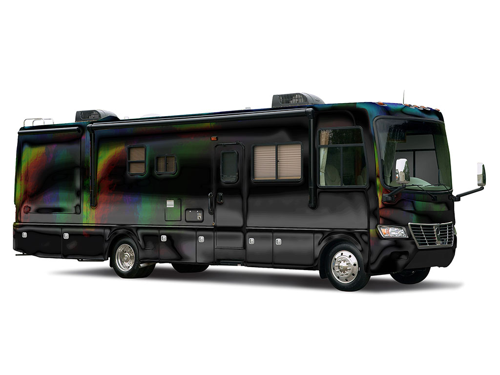 Rwraps™ Holographic Chrome Black Neochrome RV Wraps | Recreational ...