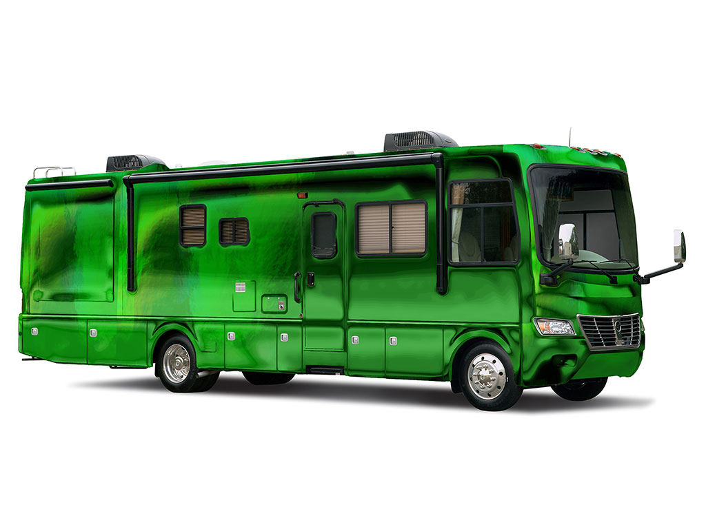 Rwraps™ Holographic Chrome Green Neochrome RV Wraps | Recreational ...