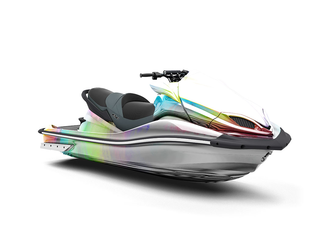 Rwraps™ Holographic Chrome Silver Neochrome Jet Ski Wraps | Jet Ski ...
