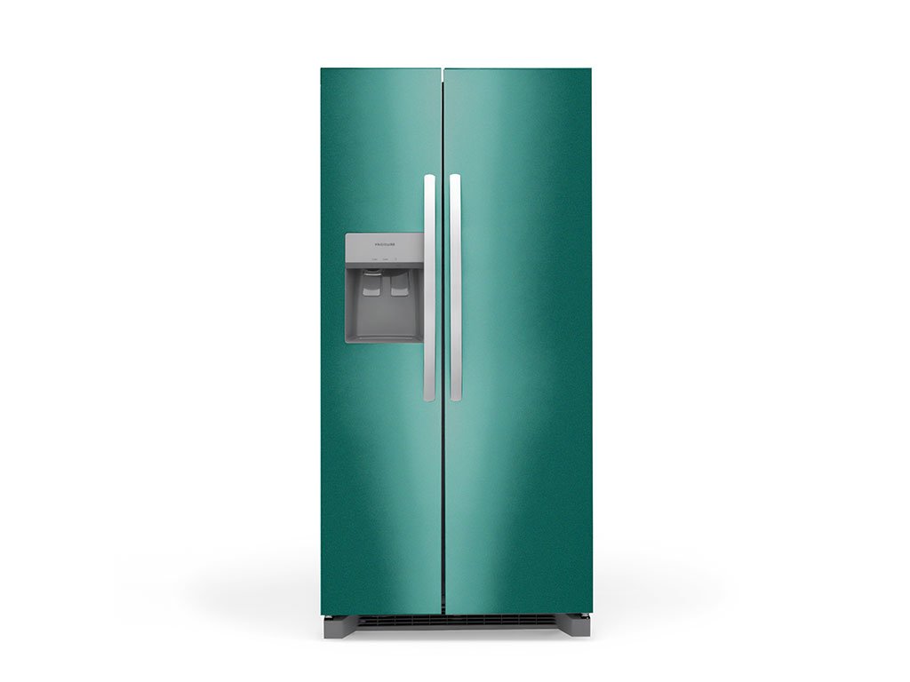 Rwraps™ Satin Metallic Emerald Green Refrigerator Wraps | Fridge Wraps ...