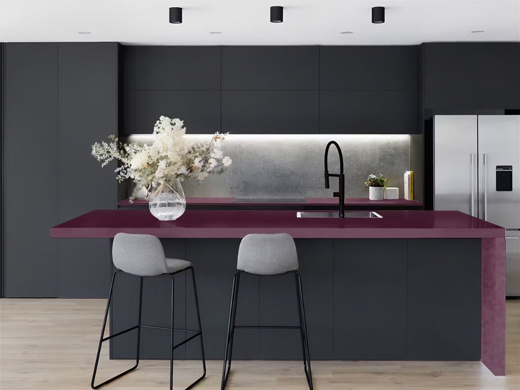 Rwraps™ Velvet Purple Kitchen Countertop Wraps | Counter Wraps – Rvinyl