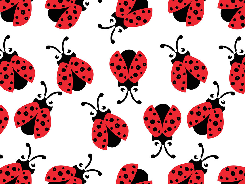 Rwraps™ Simple Sweethearts Ladybug Vinyl Wrap | Bug Print Car Wrap Film ...