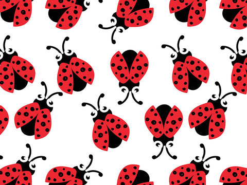 Rwraps™ Simple Sweethearts Ladybug Vinyl Wrap | Bug Print Car Wrap Film ...