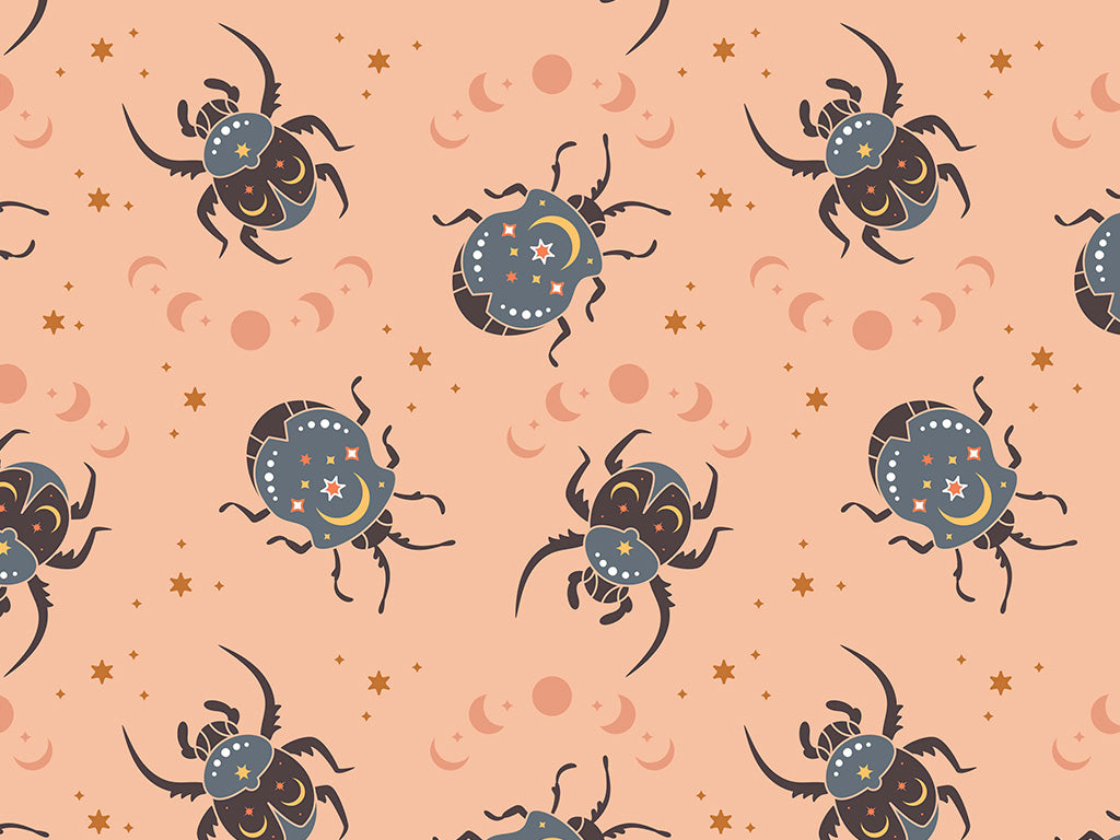 Rwraps™ Steady Moonlight Beetle Vinyl Wrap | Bug Print Car Wrap Film ...