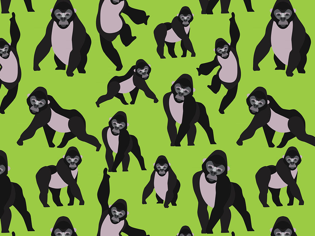 Rwraps™ Striking Poses Ape Vinyl Wrap | Primate Print Car Wrap Film ...