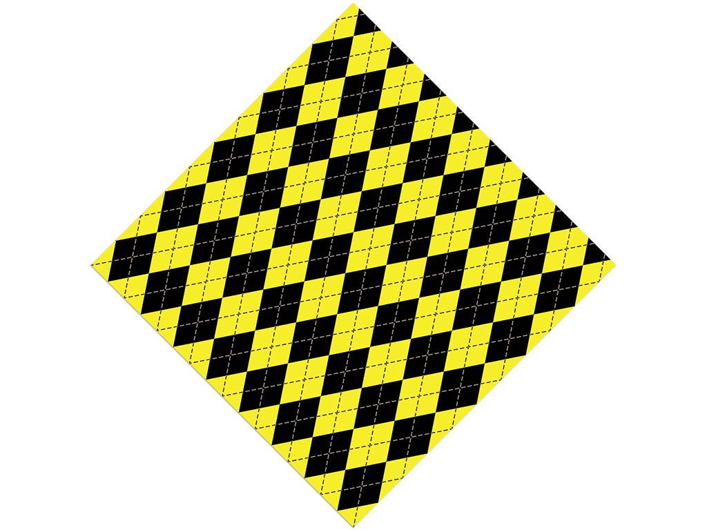 Rcraft™ Sunshine Contrast Yellow Argyle Craft Vinyl | Argyle Craft ...