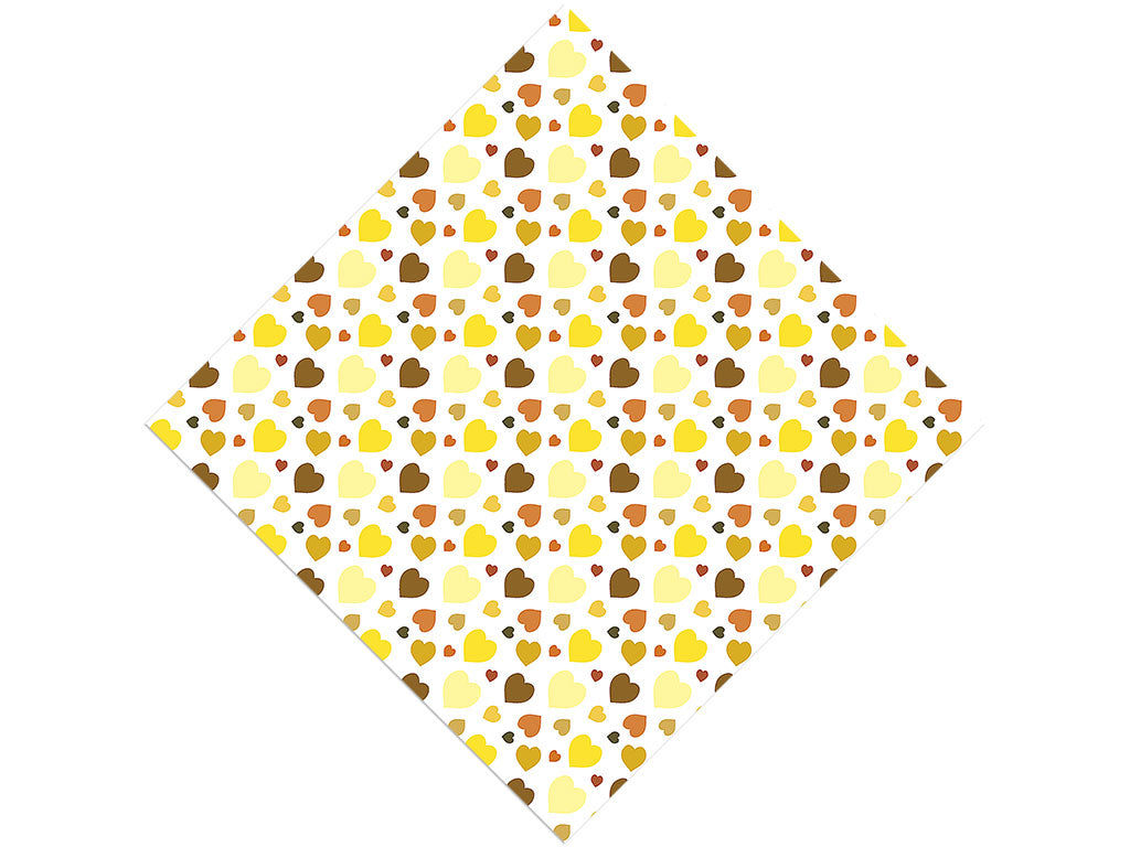 Rcraft™ Sweet Nothings Yellow Heart Craft Vinyl | Heart Craft Sheets ...