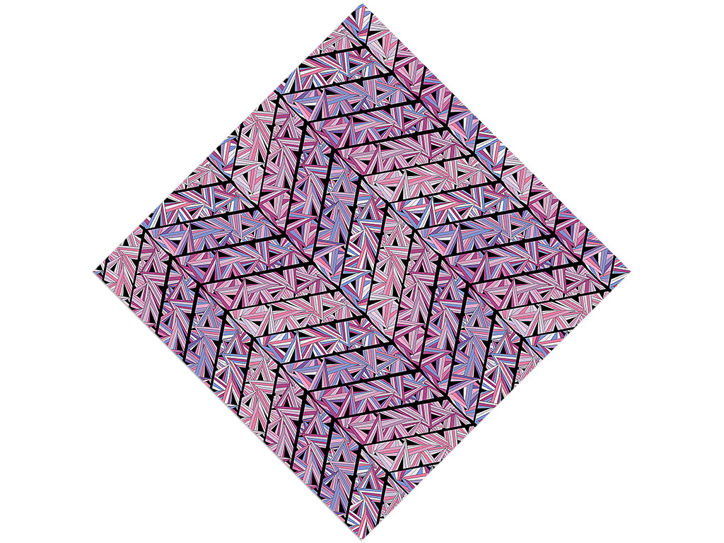 Rcraft™ Thulian Rhomboids Pink Mosaic Craft Vinyl | Mosaic Craft Sheets ...
