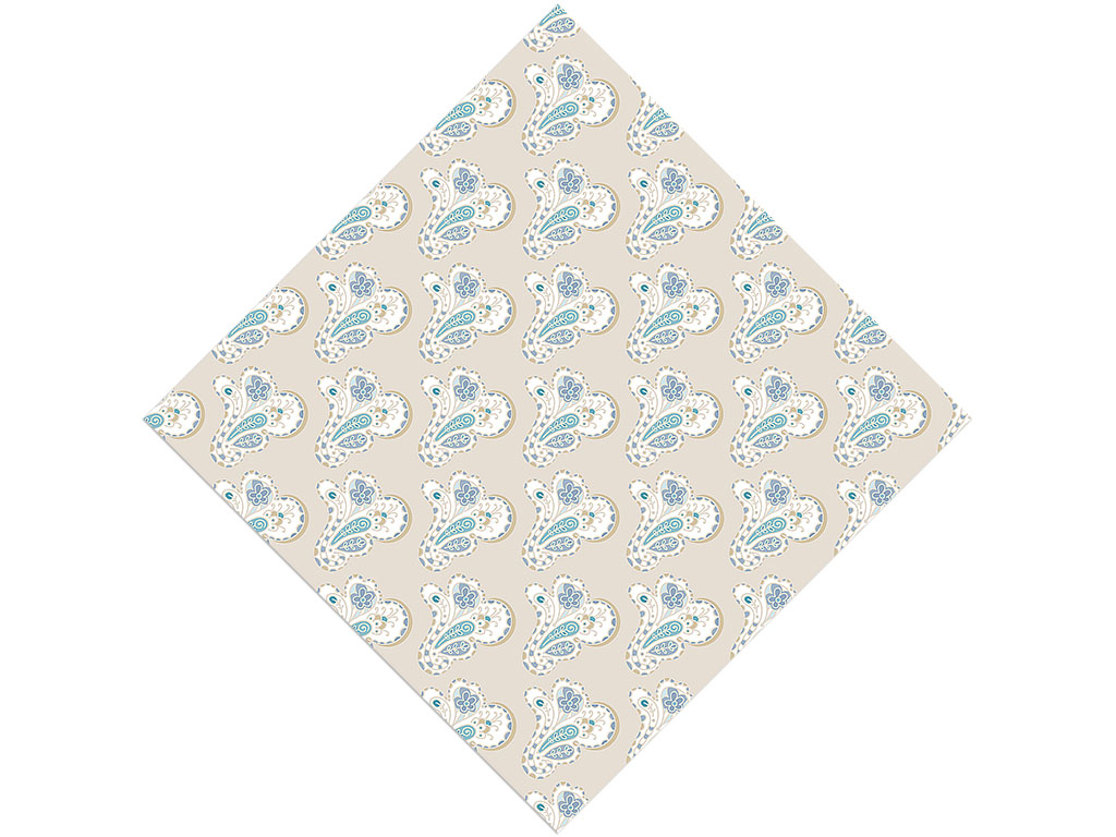 Rcraft™ Total Whiteout Paisley Craft Vinyl | Paisley Craft Sheets ...