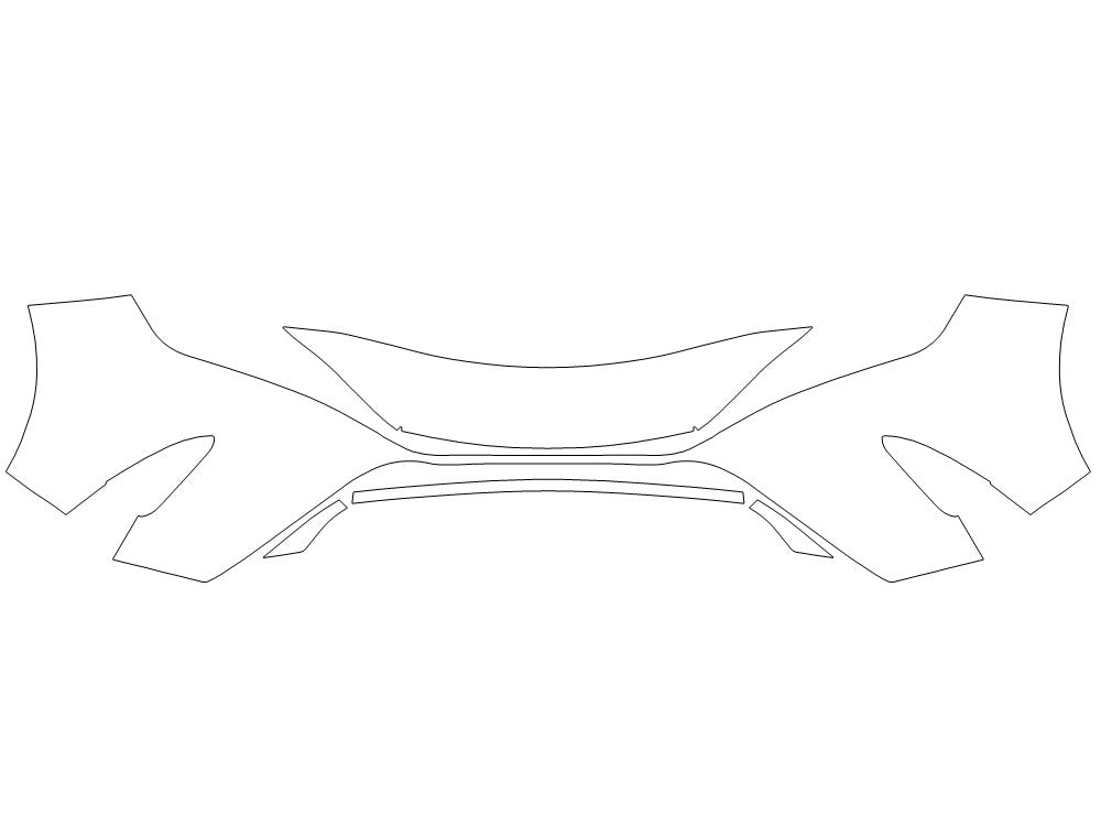 Avery Dennison™ Toyota Venza 2021-2024 Bumper Precut PPF | Clear Bra ...