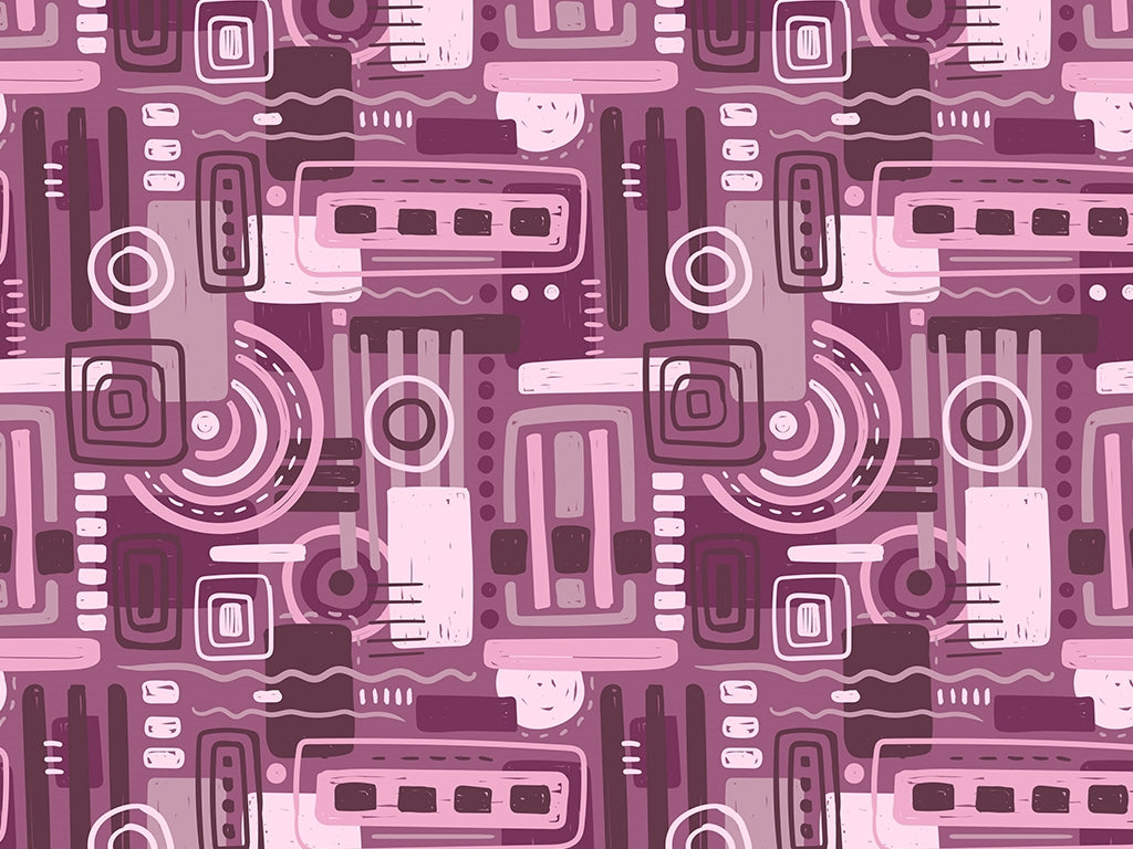 Rwraps™ Trapped Orchids Purple Mosaic Vinyl Wrap | Mosaic Print Car ...