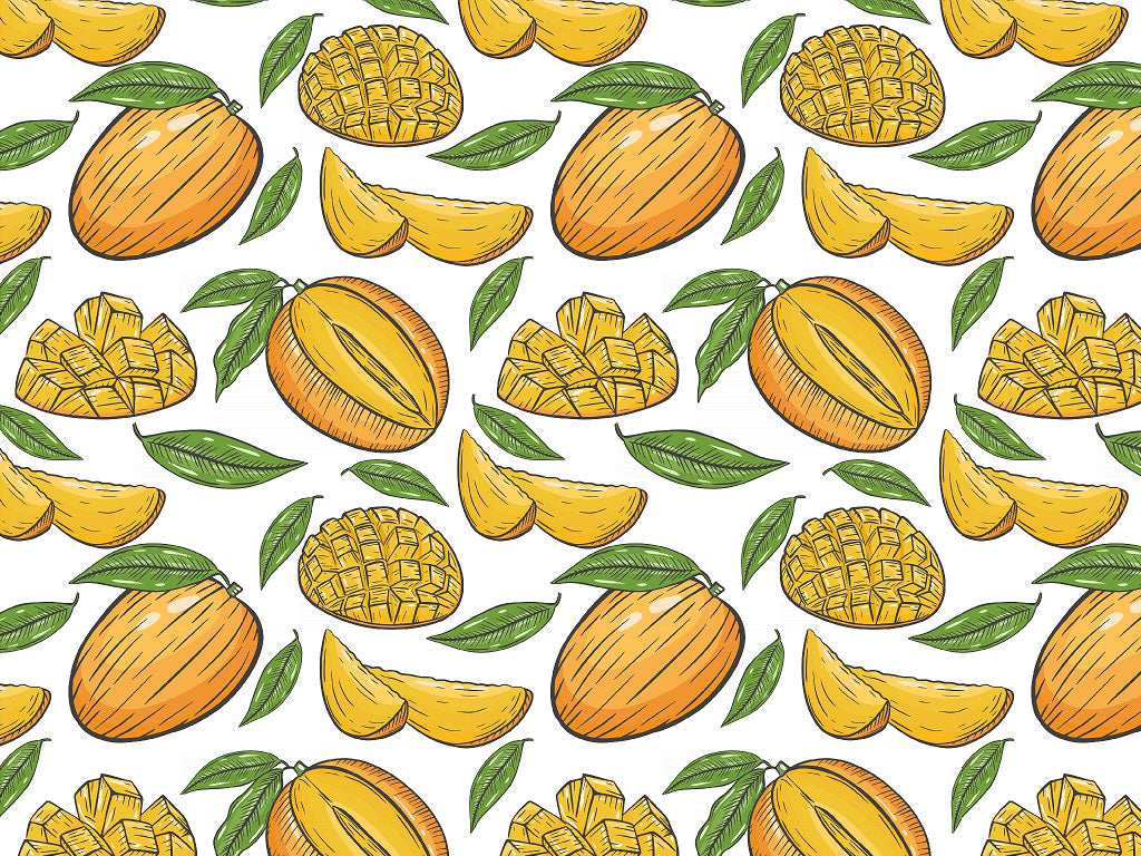 Rwraps™ Valencia Pride Mango Vinyl Wrap | Fruit Print Car Wrap Film ...